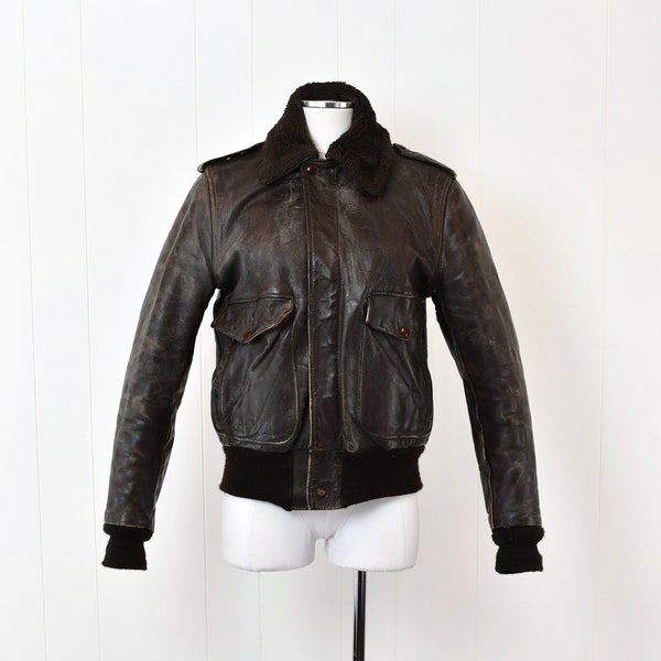 Ww2 Leather Bomber Jacket - Etsy