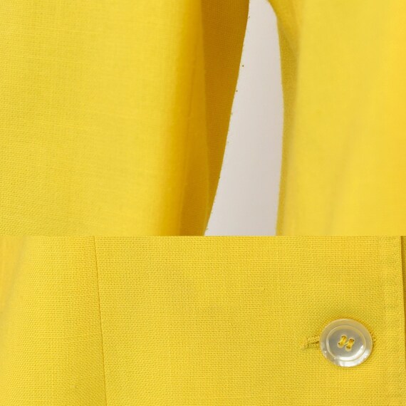 1970s Lilly Pulitzer Lemon Yellow Jacket Blazer Sport… - Gem