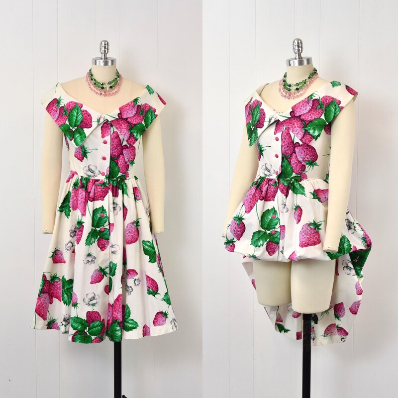 Strawberry Dress Women - Etsy