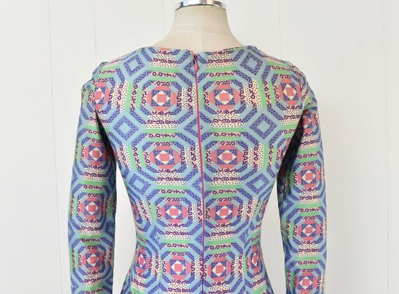 1970s Robert David Morton Bergdorf Goodman Blue Green… - Gem