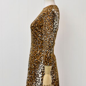 1960s Leopard Animal Print Bubble Hem Pinup Mid Century Mrs. Maisel ...