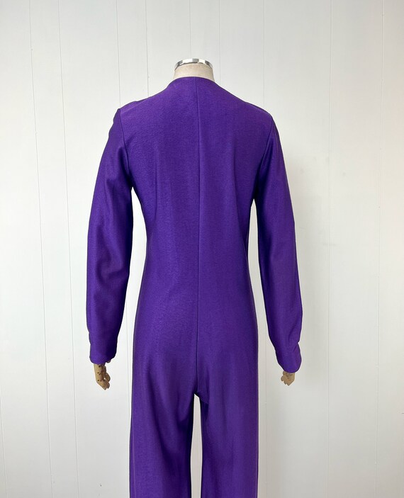 1970s Purple Mr. Vito Miami Disco One Piece Jumpsuit … - Gem