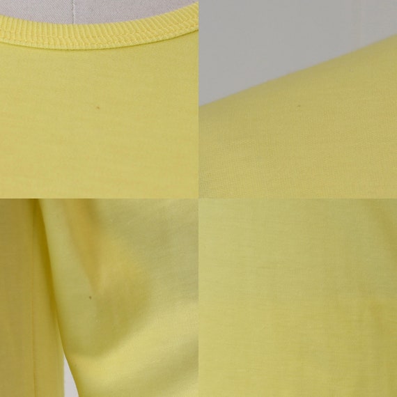 1970s/1980s Belle Brummell Yellow Two Piece Pajama Lo… - Gem