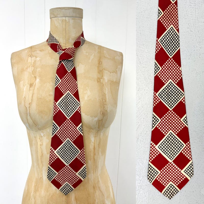 Vintage 1940s Novelty Tie - Etsy