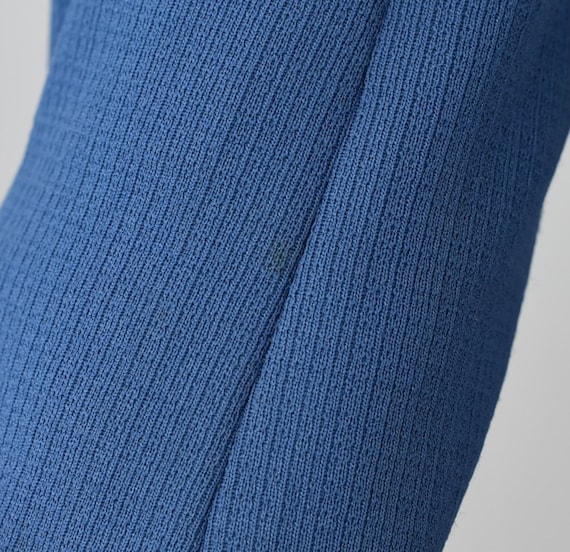 1970s Blue Montgomery Ward Mens Suit Jacket Blazer - Gem