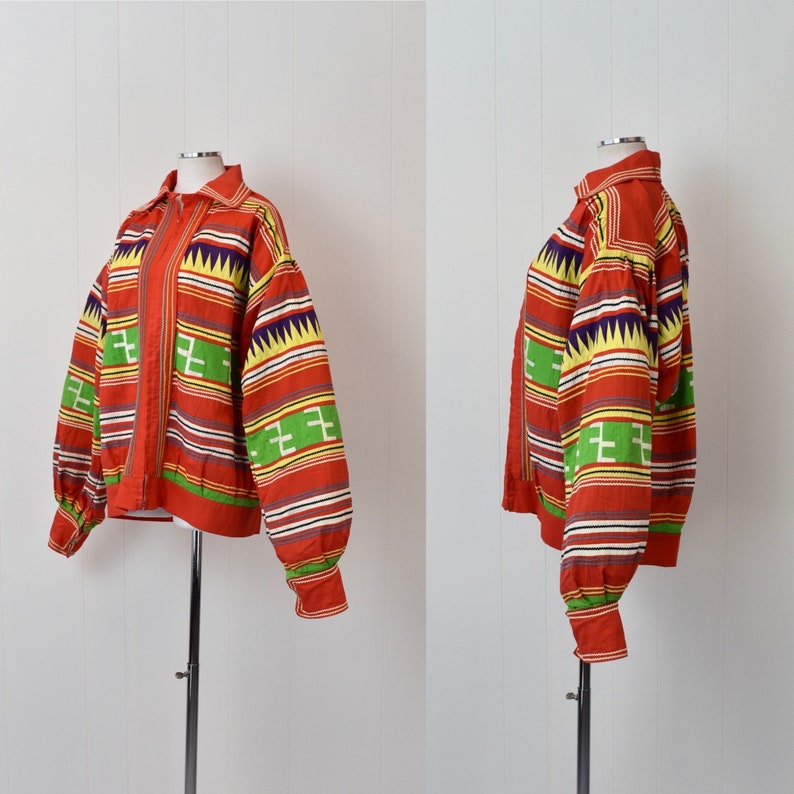 RARE 1950s Seminole Native American Red Patchwork Jacket - Etsy