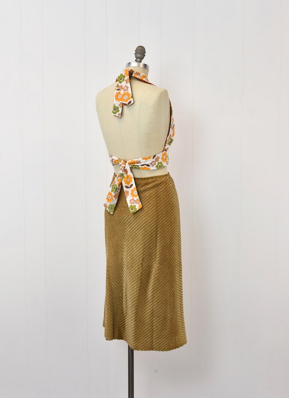 RARE 1970s Bonnie Cashin Sills Brown Corduroy Suede C… - Gem