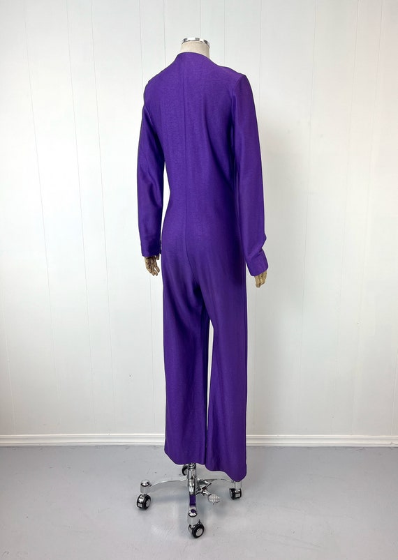 1970s Purple Mr. Vito Miami Disco One Piece Jumpsuit … - Gem