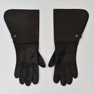 1970s/1980s Black Leather Fiocchi Italy Snaps Riding Driving Gloves - Etsy