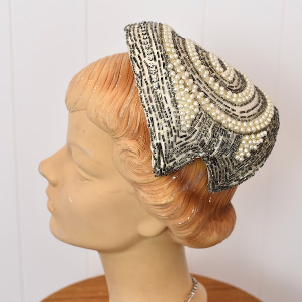 Beaded Skull Cap Hat - Etsy