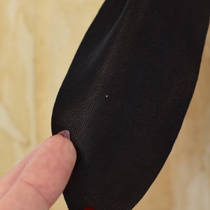 1980s Black Snakeskin Leather Sequin Embellished Tie Statement - Etsy