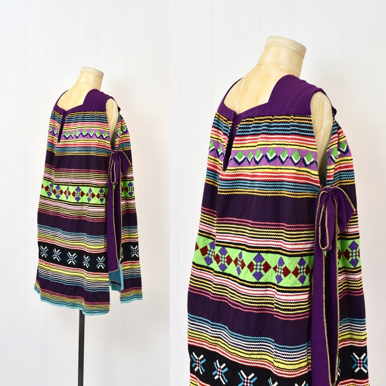RARE 1960s/1970s Seminole Native American Purple Patchwork - Etsy