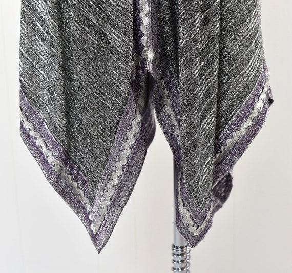 1960s Silver & Purple Coin Dress - Gem