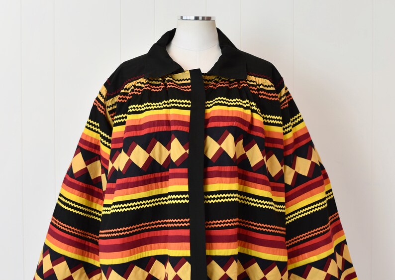 RARE 1970s/1980s Seminole Native American Black Patchwork - Etsy