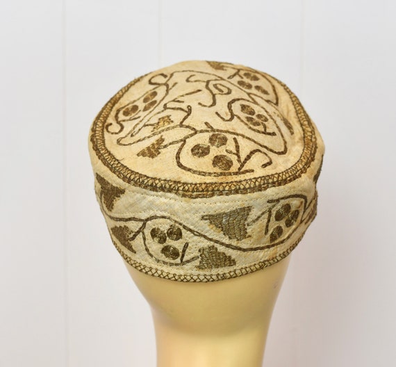 1960s/1970s Gold Metallic Embroidered Pakistan Asian … - Gem