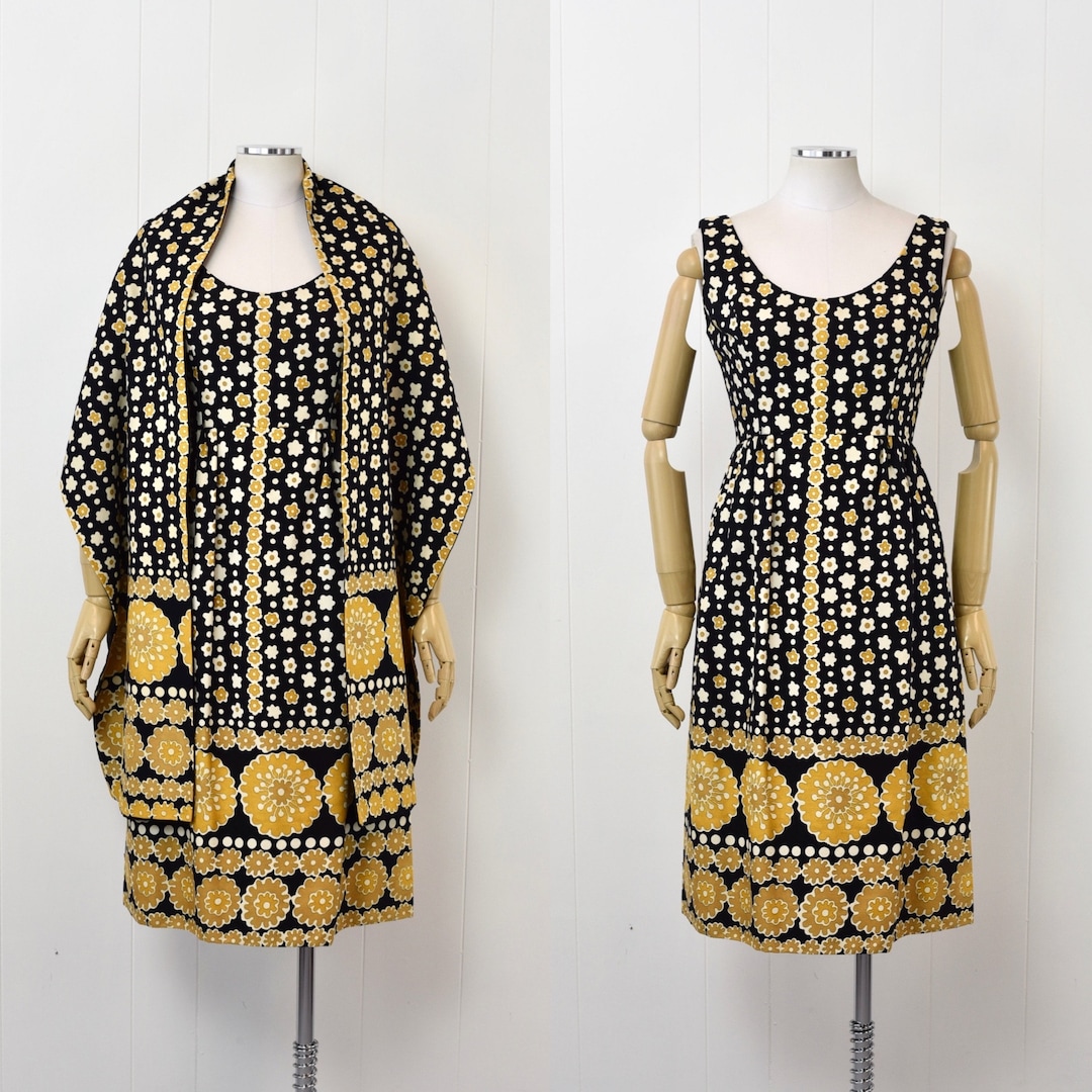 1960s/1970s Suzy Perette by Victor Costa Psychedelic Flower Power ...