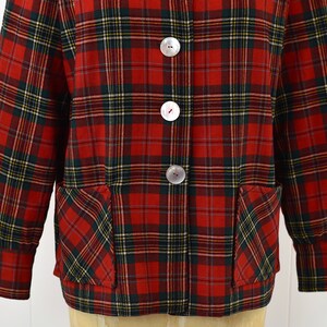 1950s Pendleton Plaid 49er Red Green Classic Wool Long Sleeve Button up ...