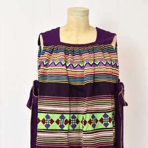 RARE 1960s/1970s Seminole Native American Purple Patchwork Quilt Tunic ...