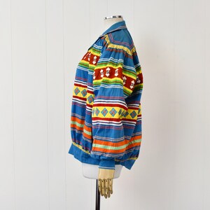 RARE 1970s Seminole Native American Turquoise Blue Patchwork Souvenir ...