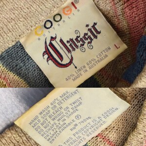 1980s/1990s Coogi Australia Classic Authentic Colorful 3D Crazy Long ...