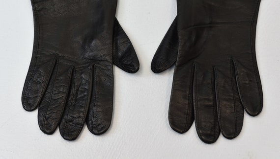 1970s/1980s Black Leather Fiocchi Italy Snaps Riding … - Gem