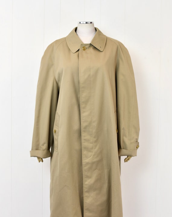 1980s Burberrys Tan Brown Classic Trench Coat Jacket … - Gem