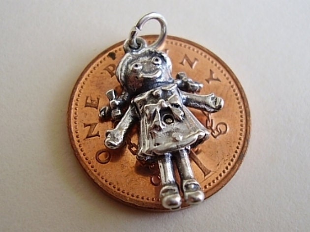 Sterling Silver RAGDOLL Moving Legs Charm | Etsy