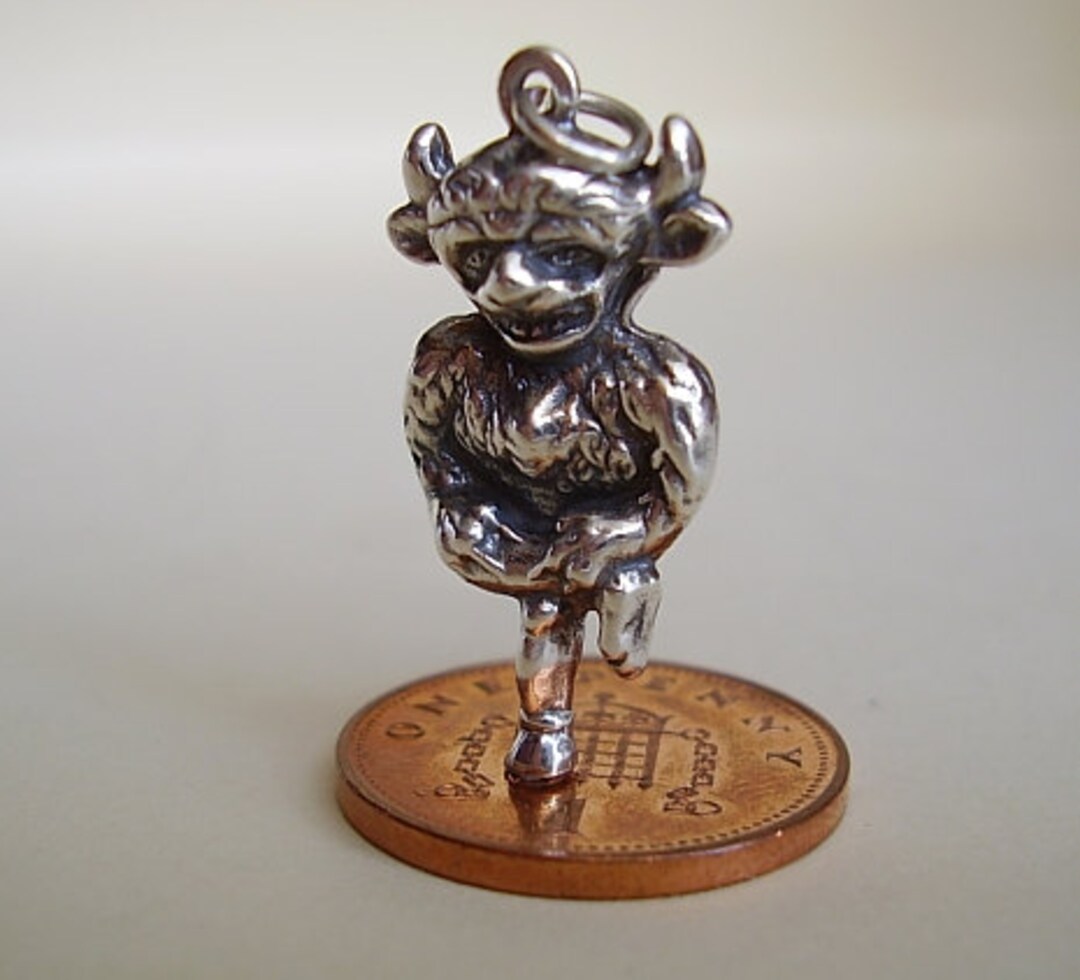 Sterling Silver Lincoln Imp Charm - Etsy