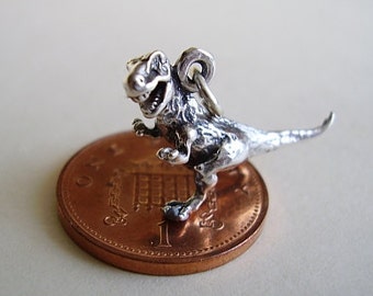 Silver T Rex - Etsy