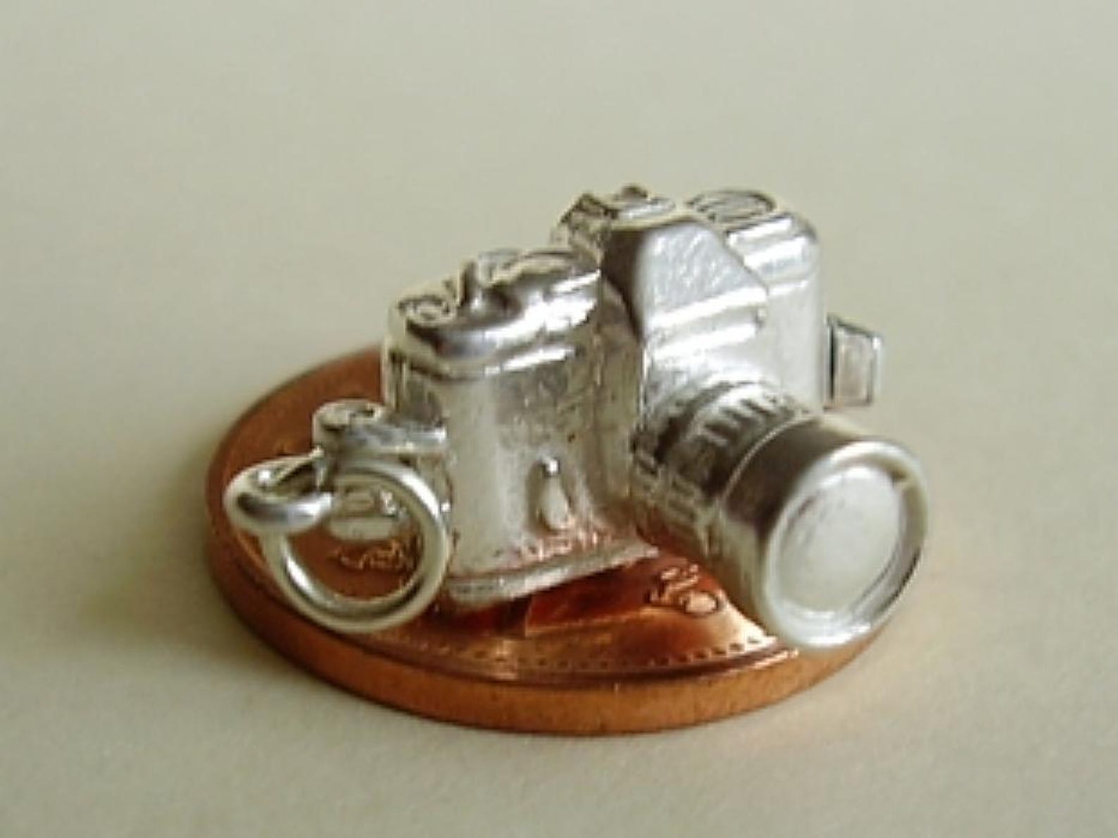 Sterling Silver Opening Camera - Loving Couple Sterling Silver Charm - Etsy
