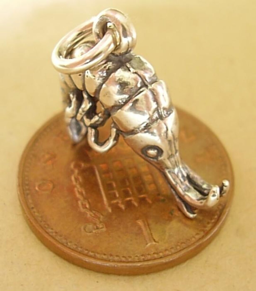 Sterling Silver Shrimp Prawn Charm - Etsy