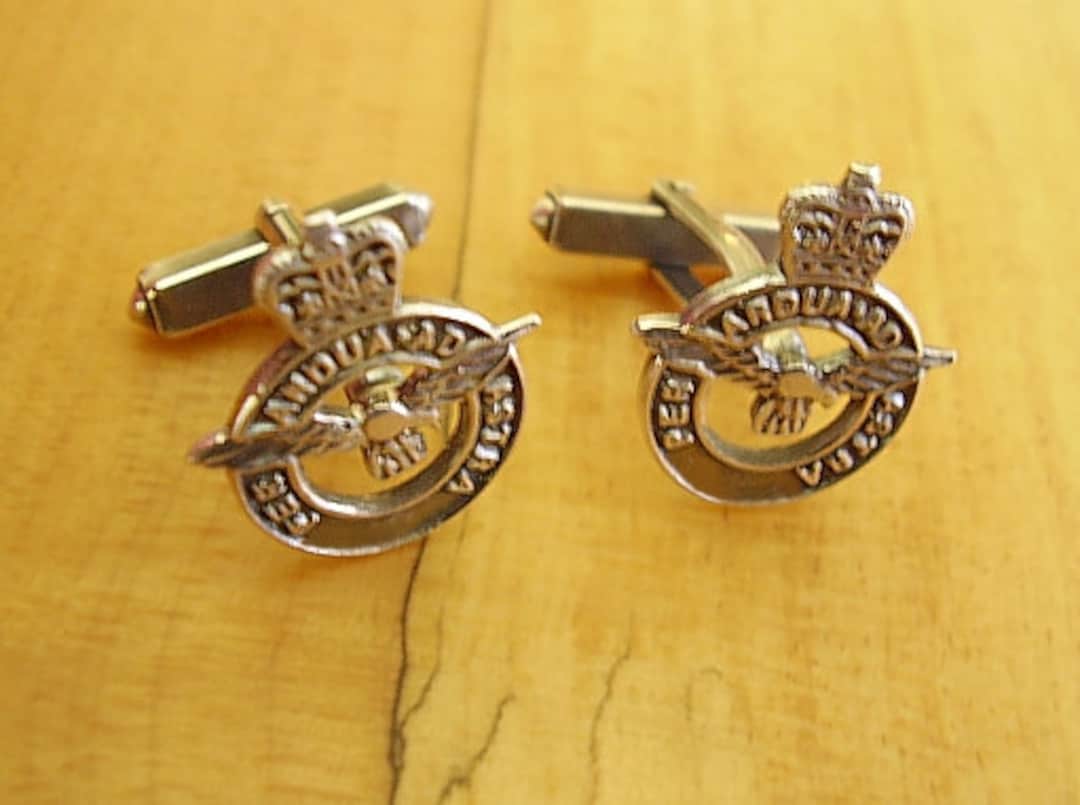 RAF Royal Air Force British Military Sterling Silver Cufflinks in ...