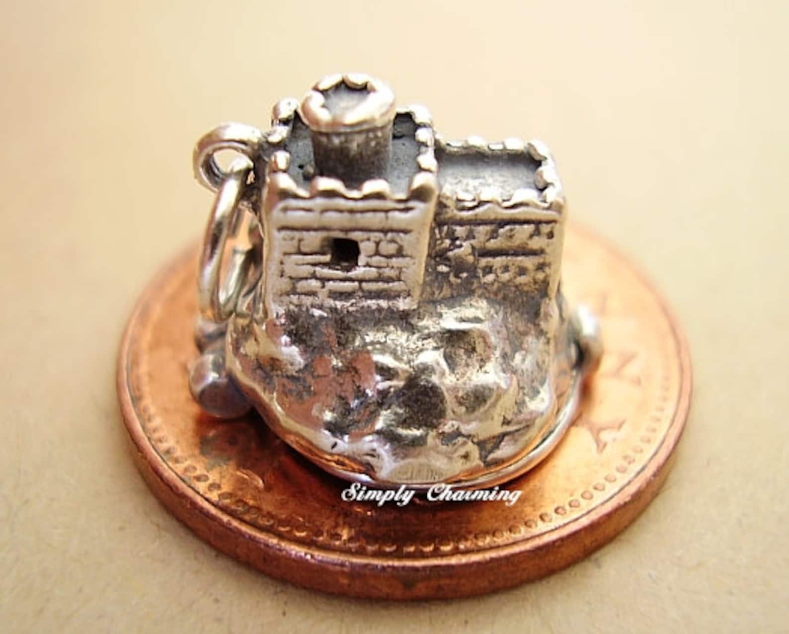 Cinderella Castle Opening Sterling Silver Charm - Etsy