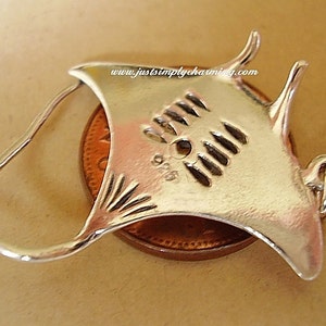 Sterling Silver Manta Ray Charm or Pendant - Etsy