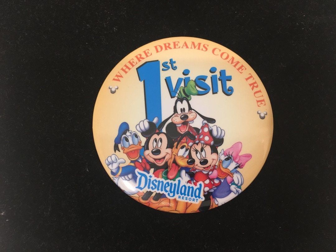 Disneyland Park Anaheim California 1st Visit Pin, Circa 2016 - Etsy