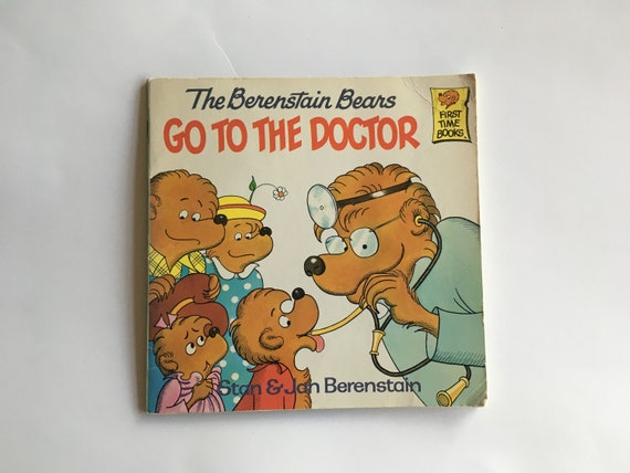 Book: 1986 the Berenstain Bears Go to the Doctor - Etsy