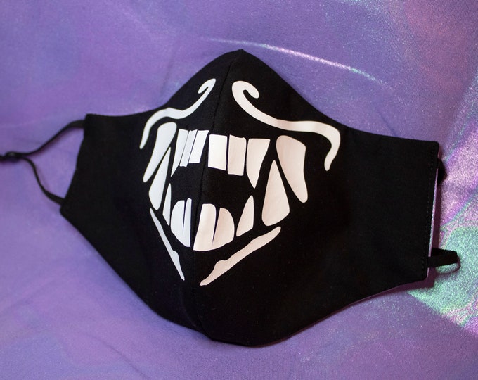 Akali KDA/POPSTAR Uv/ Glow in the Dark MASK, 3 Cotton Layers, Nose Wire ...