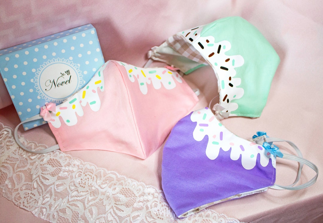 Melty Sundae HTV Face Mask *made to Order* - Etsy