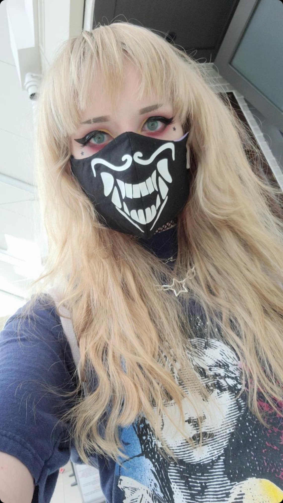 KDA Pop/stars Akali Grafitti HTV Face Mask made to Order - Etsy