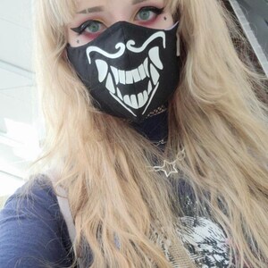 KDA Pop/stars Akali Grafitti HTV Face Mask *made to Order* - Etsy
