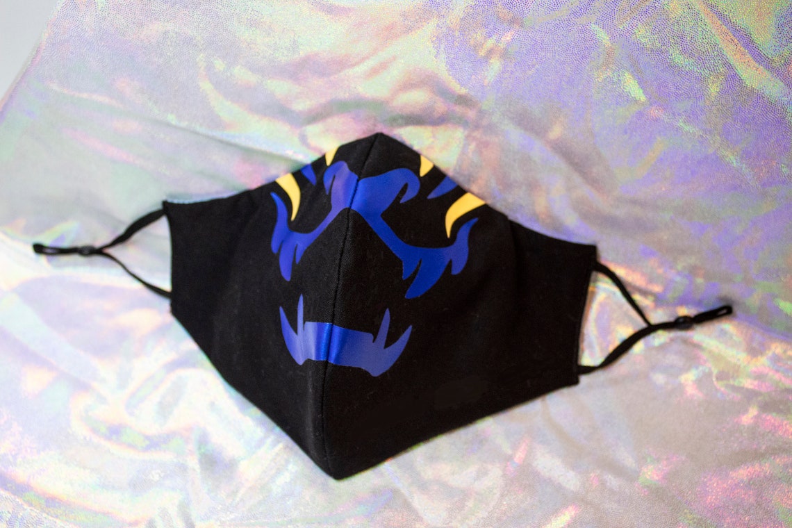 KDA All Out Akali Tiger Helmet HTV Face Mask made to Order - Etsy