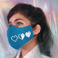 KDA Pop/stars Akali Grafitti HTV Face Mask *made to Order* - Etsy