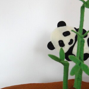 PDF Pattern. DIY Paco the Panda With Bamboo, Finger Puppet, Ornament ...