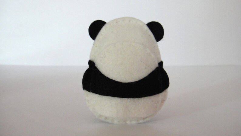 PDF Pattern. DIY Paco the Panda With Bamboo, Finger Puppet, Ornament ...