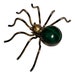 Navajo Sterling Silver & Malachite Spider Brooch - Etsy
