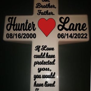 Solar Lighted Cross - Etsy