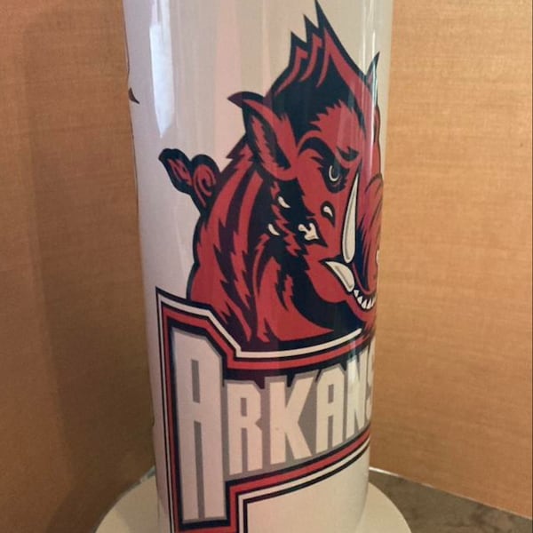 Arkansas Razorback Tumbler - Etsy