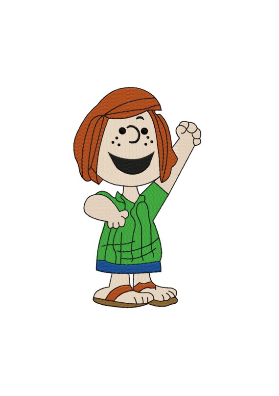 Peppermint Patty Solid Fill Machine Embroidery DESIGN NO. 585 | Etsy