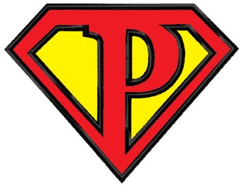 Letter P Applique | Etsy