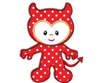 Devil Applique | Etsy